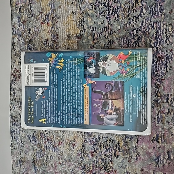 Disney | Media | Vhs Tape Masterpiece The Little Mermaid Fully Restored ...